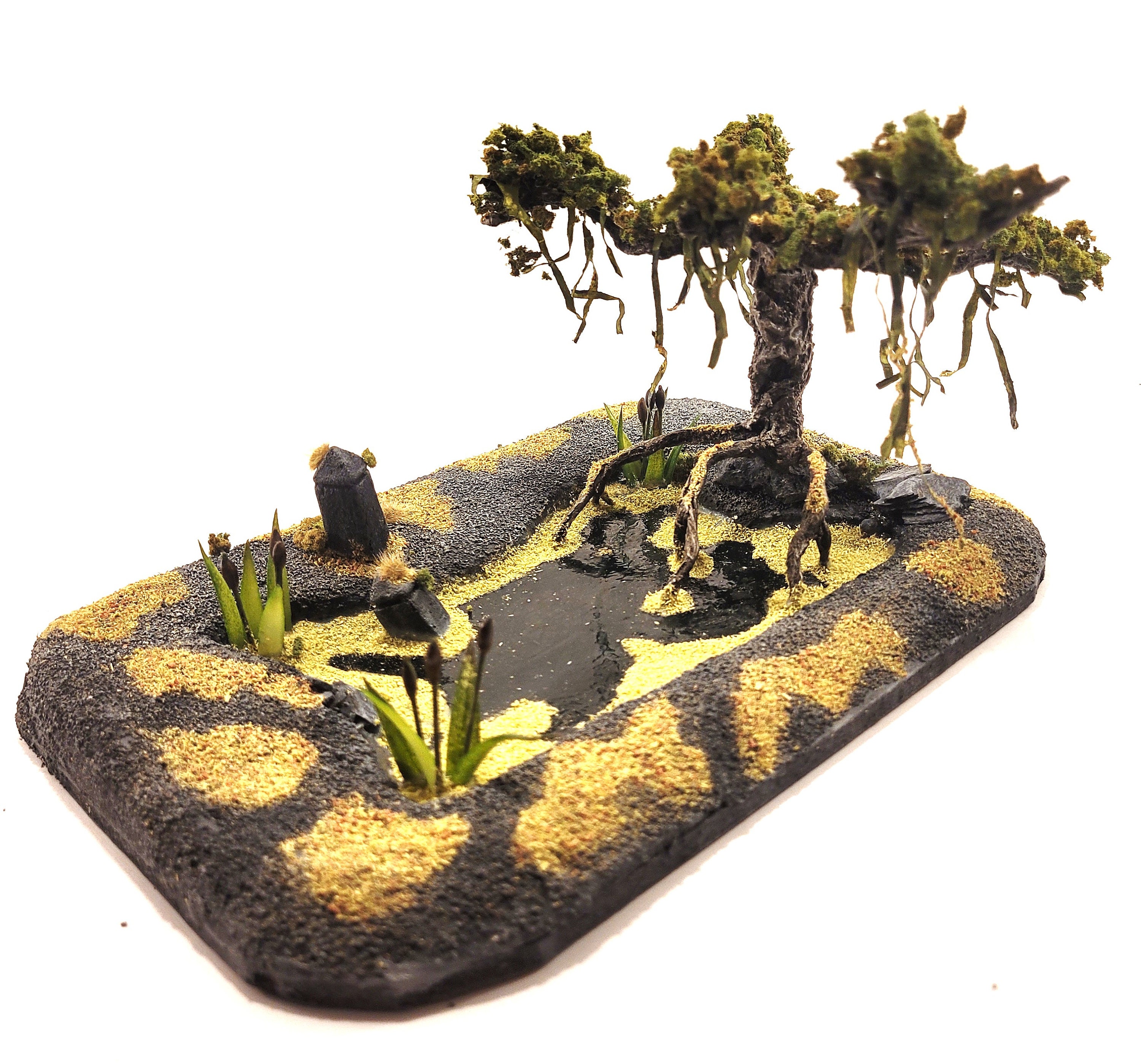 Haunted Swamp : Pool With Tree, Modular Tabletop Terrain - Etsy