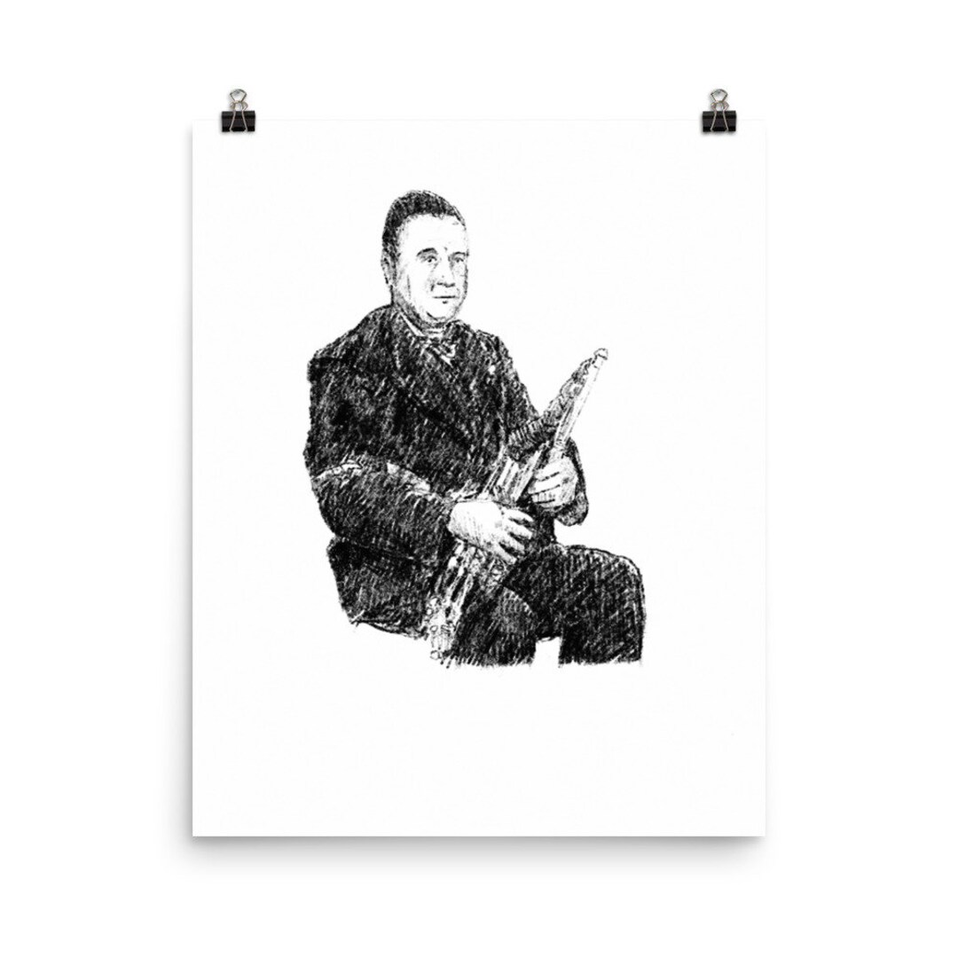 Uilleann Pipes Kunstdruck: Leo Rowsome Bleistiftzeichnung Wandkunst ...