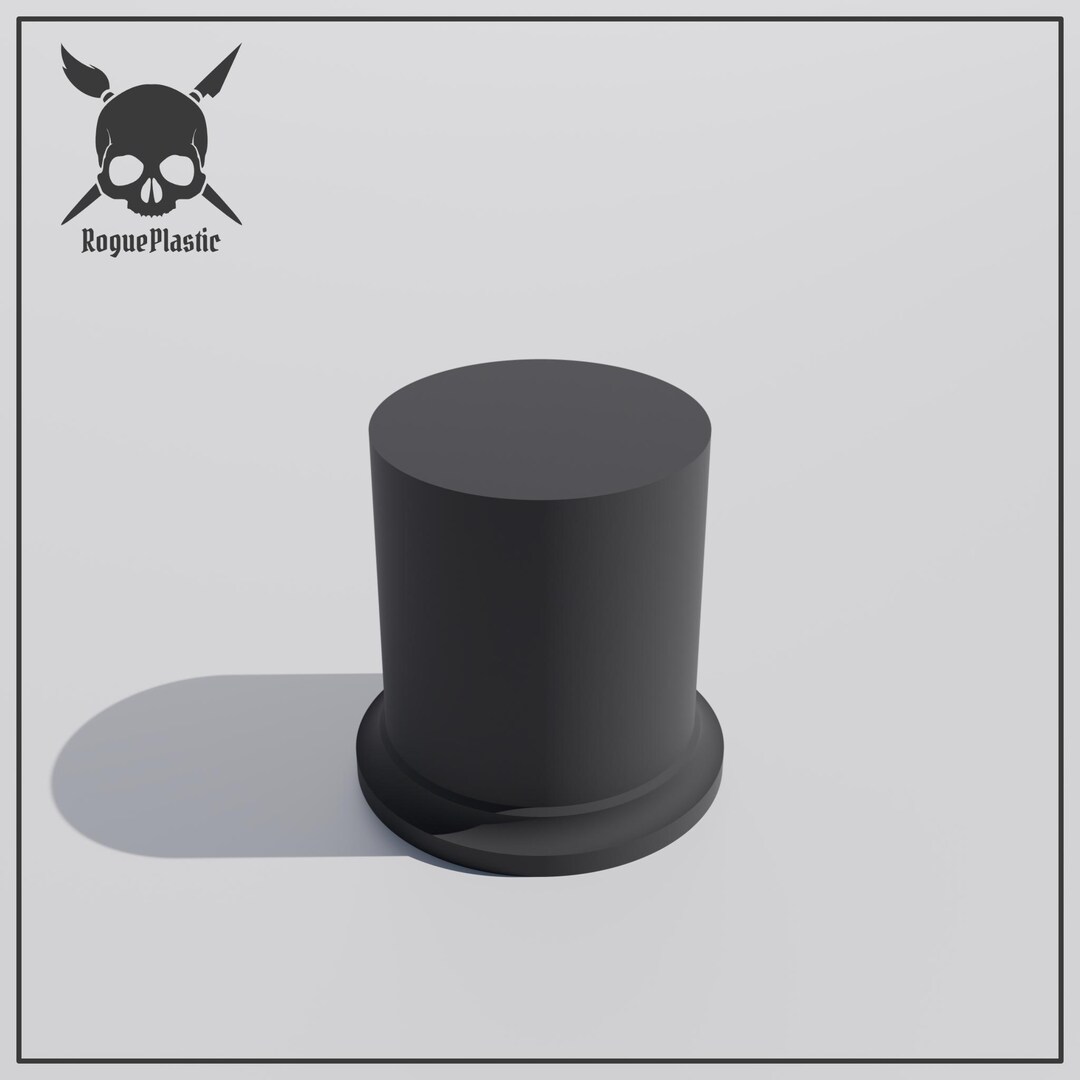 Circle Base Elevated Display Stands Plinths for Miniatures & Scale ...