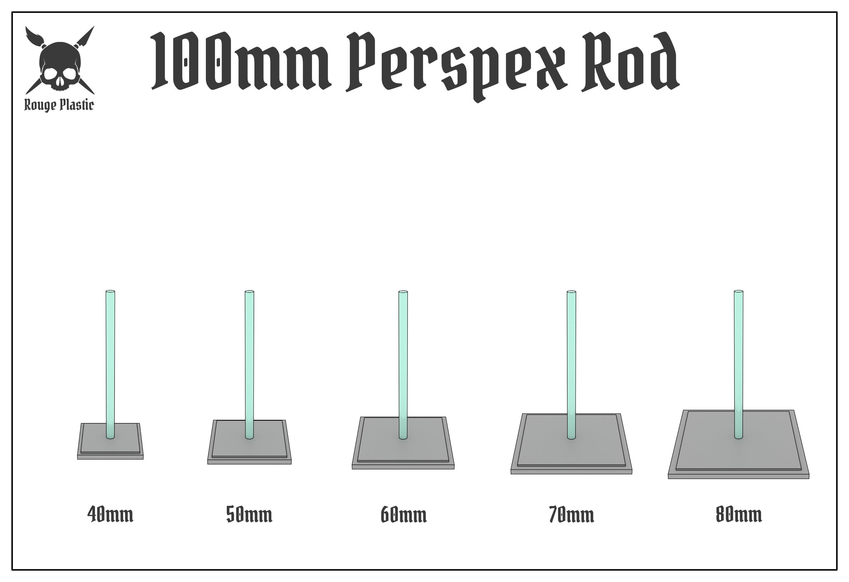 Miniature and Scale Model Stand With Square Base - Etsy