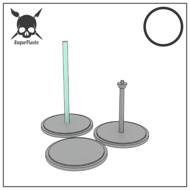Round Miniature Stand - Etsy UK