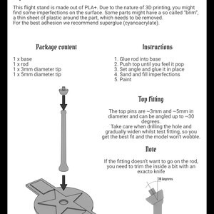 Scale Model Airplane Flight Stand With Roundel Base - United States Air ...