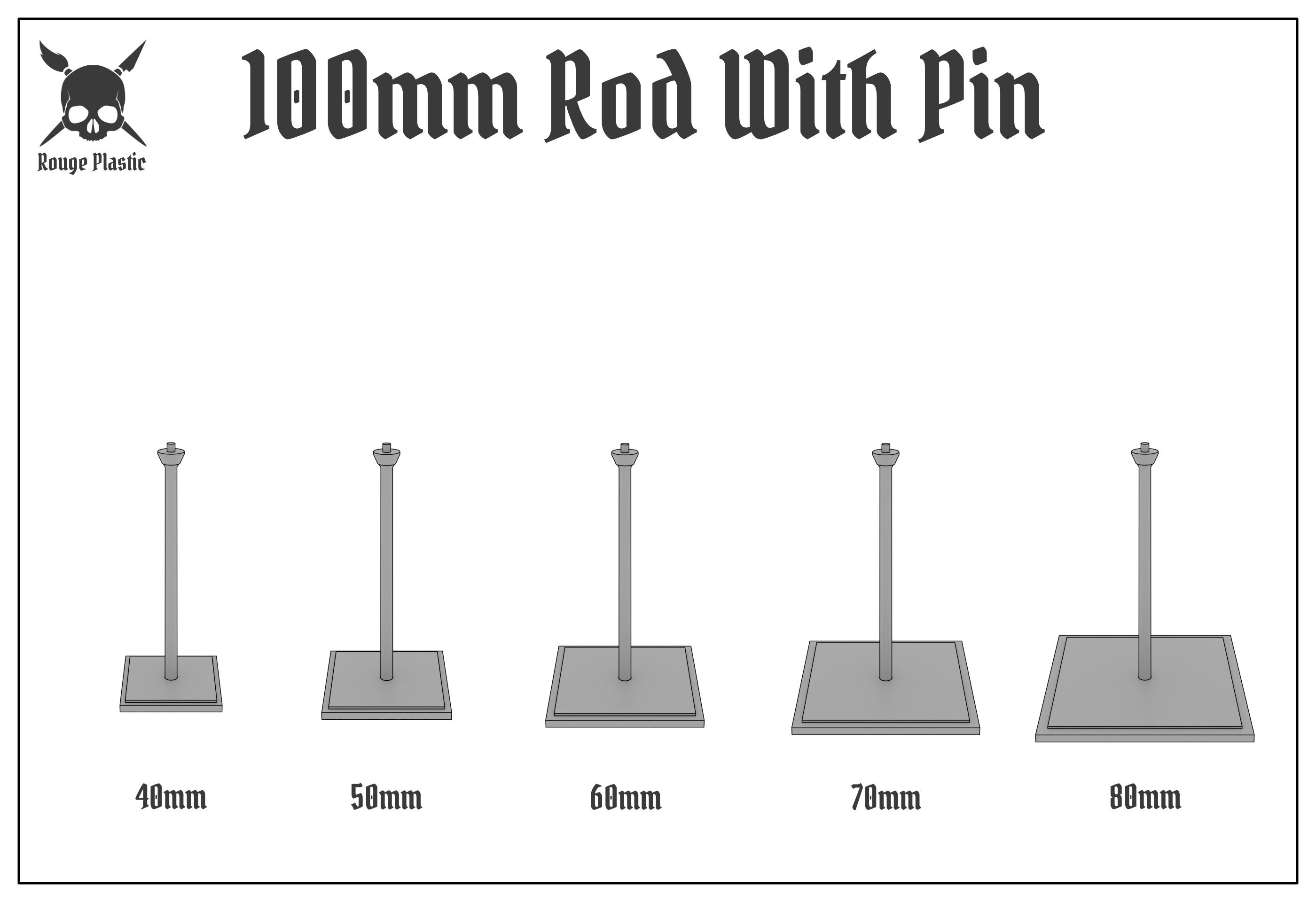 Miniature and Scale Model Stand With Square Base - Etsy