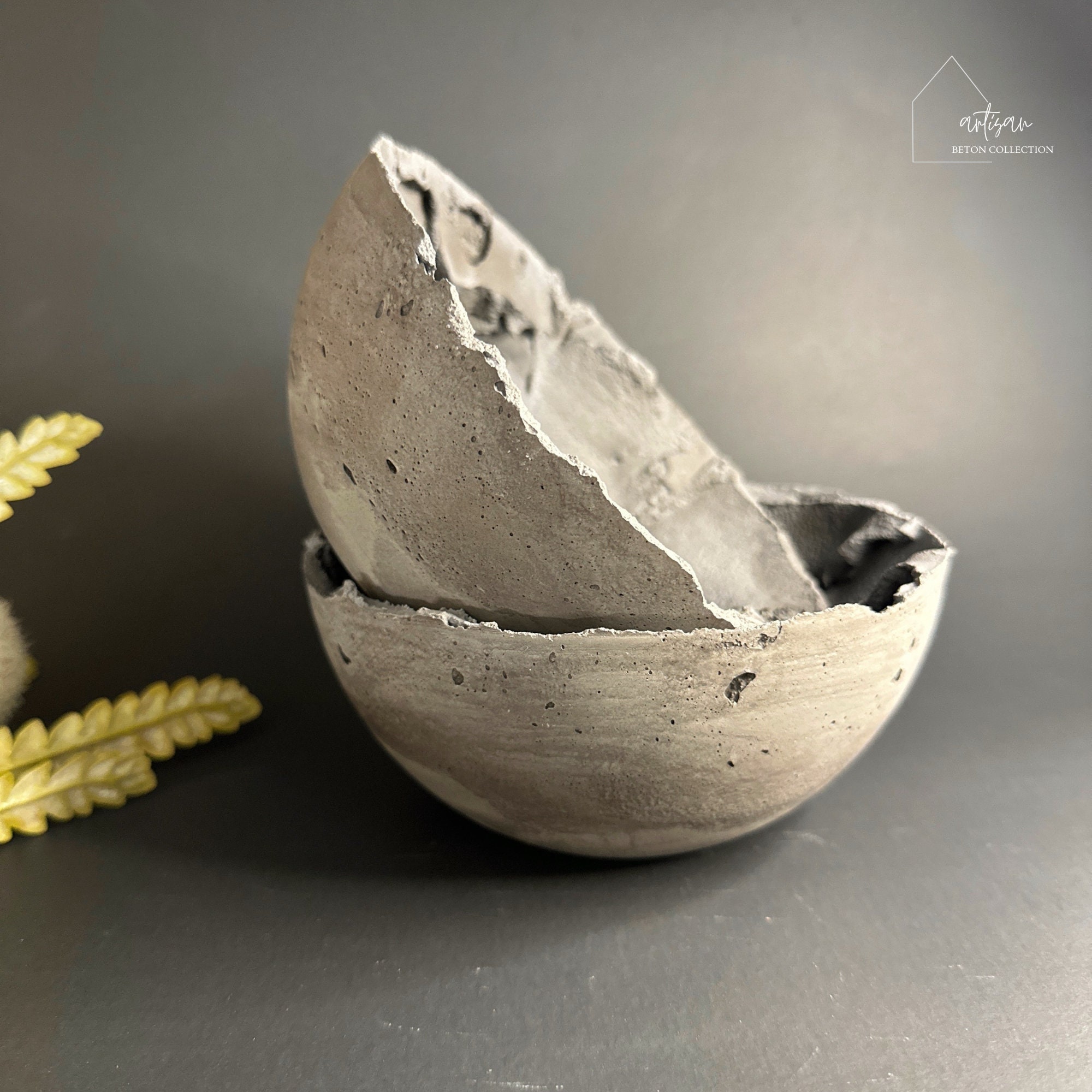 Artisans Lava Stone Diffuser Bowl Handmade Concrete Bowl With Lava ...