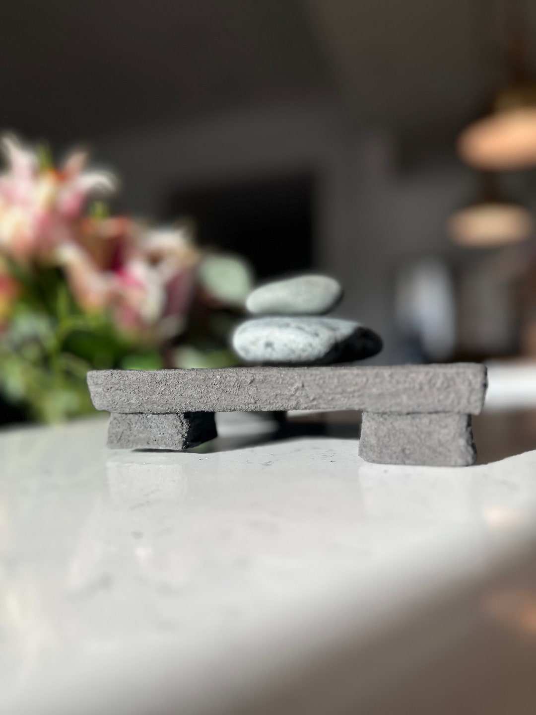 Etna Designs Riser Tray | Centerpiece Minimalist Decor | Concrete Riser ...