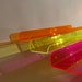 Uv Reactive Neon Acrylic 3 Shelf Set Colors: Neon Pink, Neon Green ...
