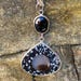 Snow Day: Snowflake Obsidian and Dendritic Agate Pendant Set in ...