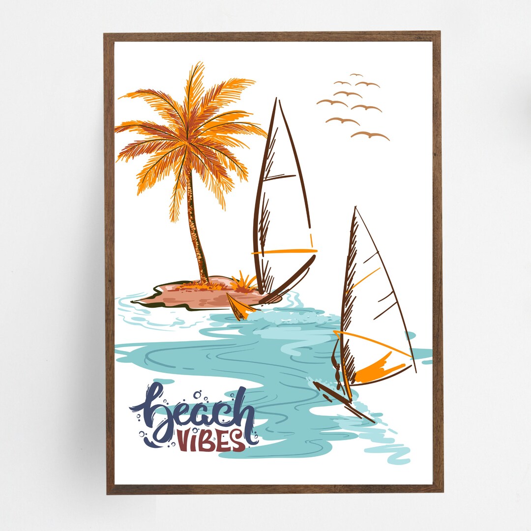 Coastal Wall Art Prints, Beach Posters, Surf Art, Coastal Print ...