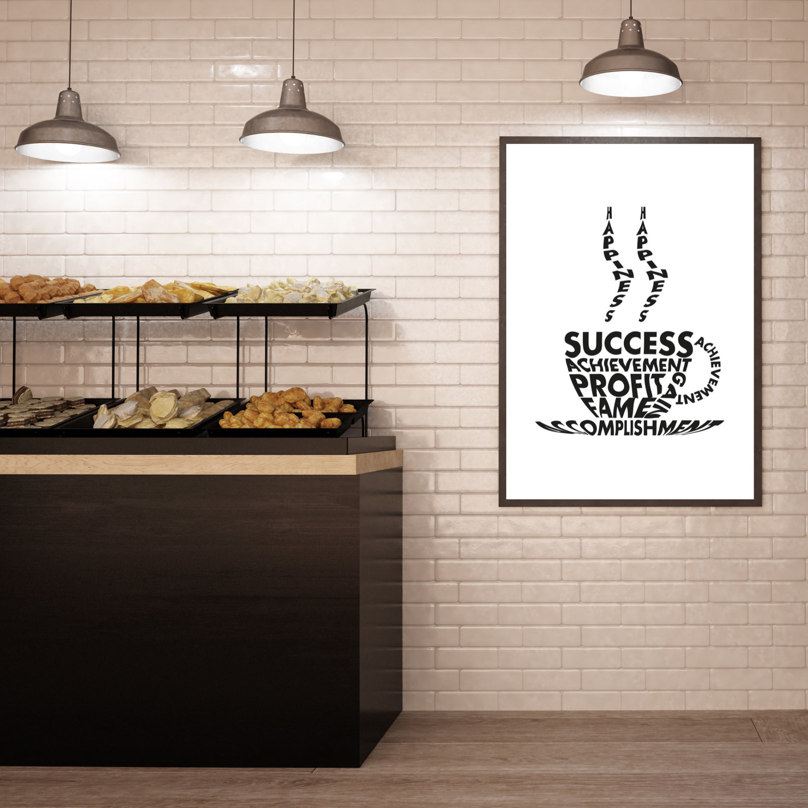 Kitchen Print Coffee Bar Printable Coffee Bar Art Neutral Prints Coffee ...