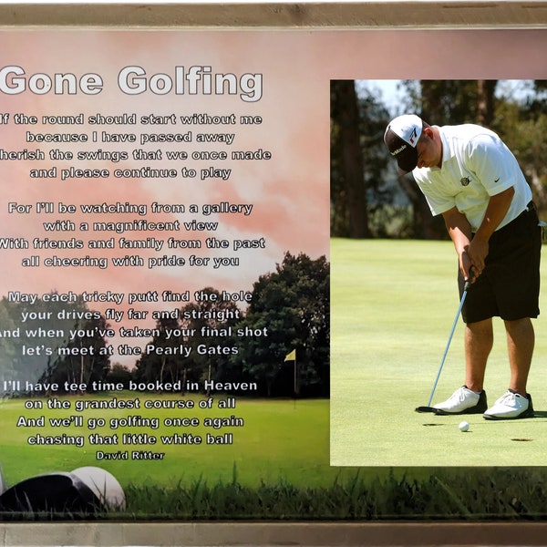 Golf Poem - Etsy
