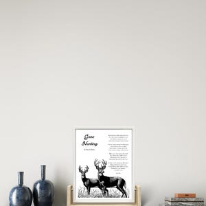 Gone Hunting Memorial Poem: Hunter Tribute Keepsake (digital Download ...