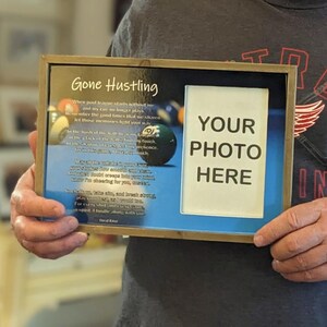 Gone Hustling Billiards Memorial Frame: Pool Player Tribute With Poem ...