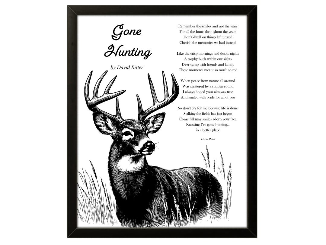 Hunting Memories: Touching Memorial Poem for Nature Lovers, Gone ...