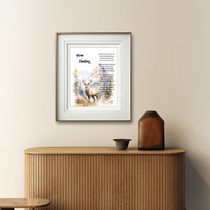 Gone Hunting Memorial Poem: Hunter Sympathy Gift (digital Download) - Etsy