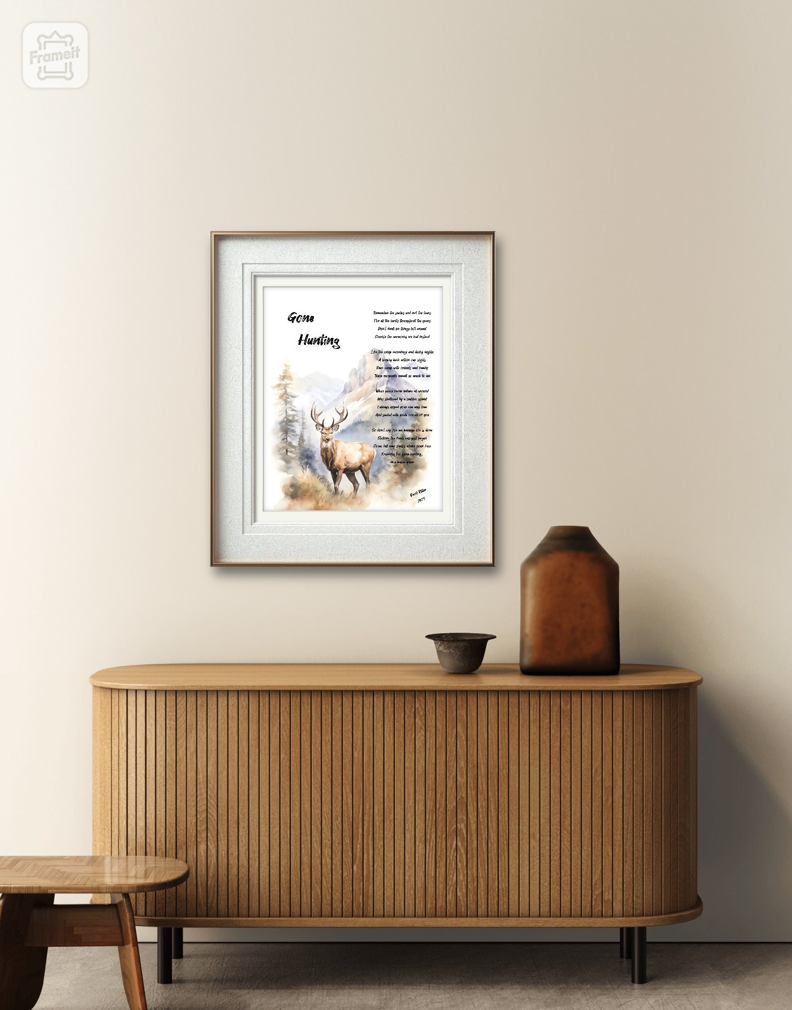 Gone Hunting Memorial Poem: Hunter Sympathy Gift (digital Download) - Etsy