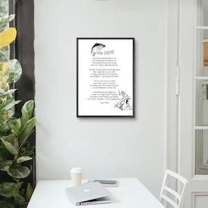 Gone Fishing Poem: Memorial Angler Tribute (revised) - Etsy