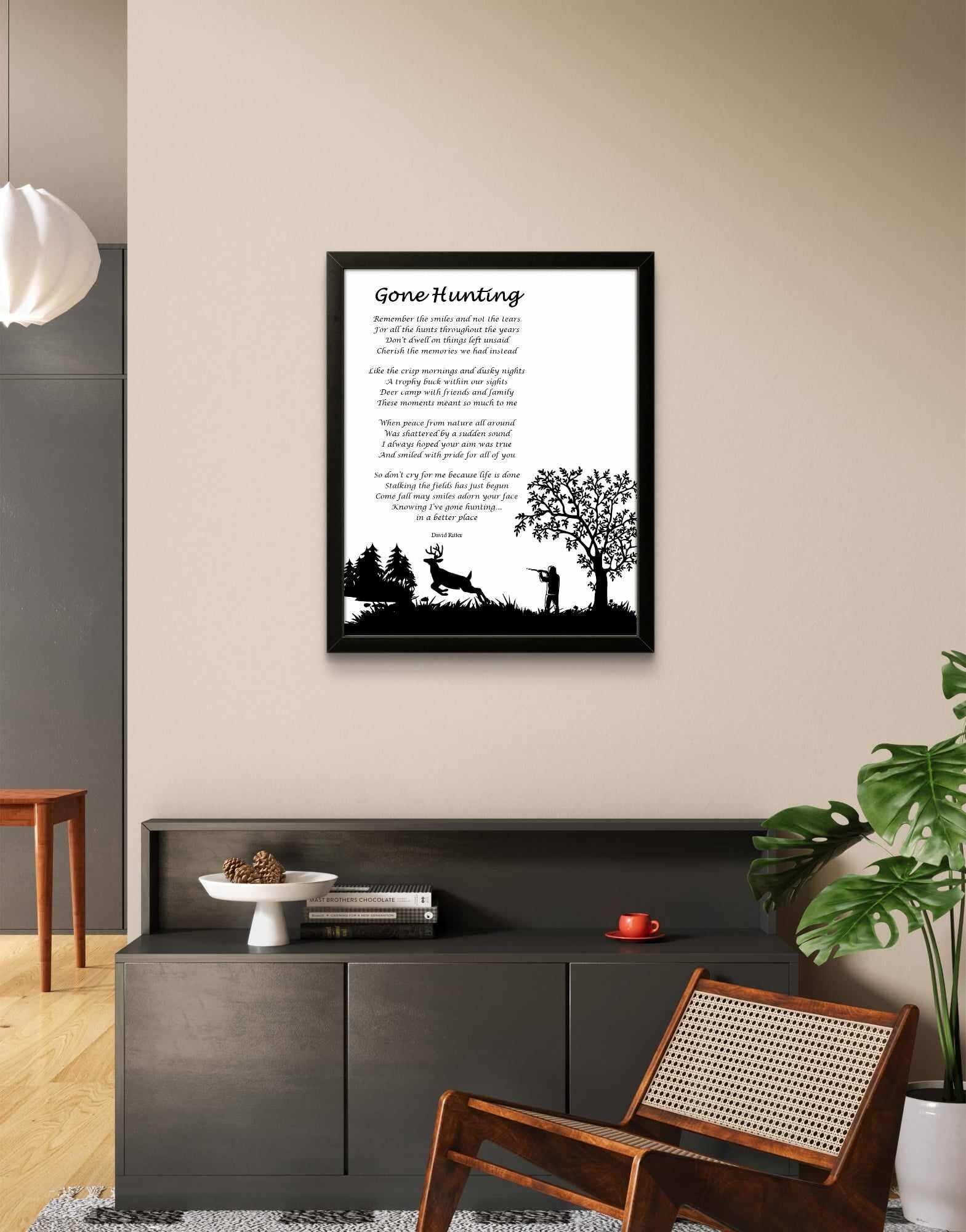 Gone Hunting Memorial Poem: Hunter Tribute Art (digital Download) - Etsy