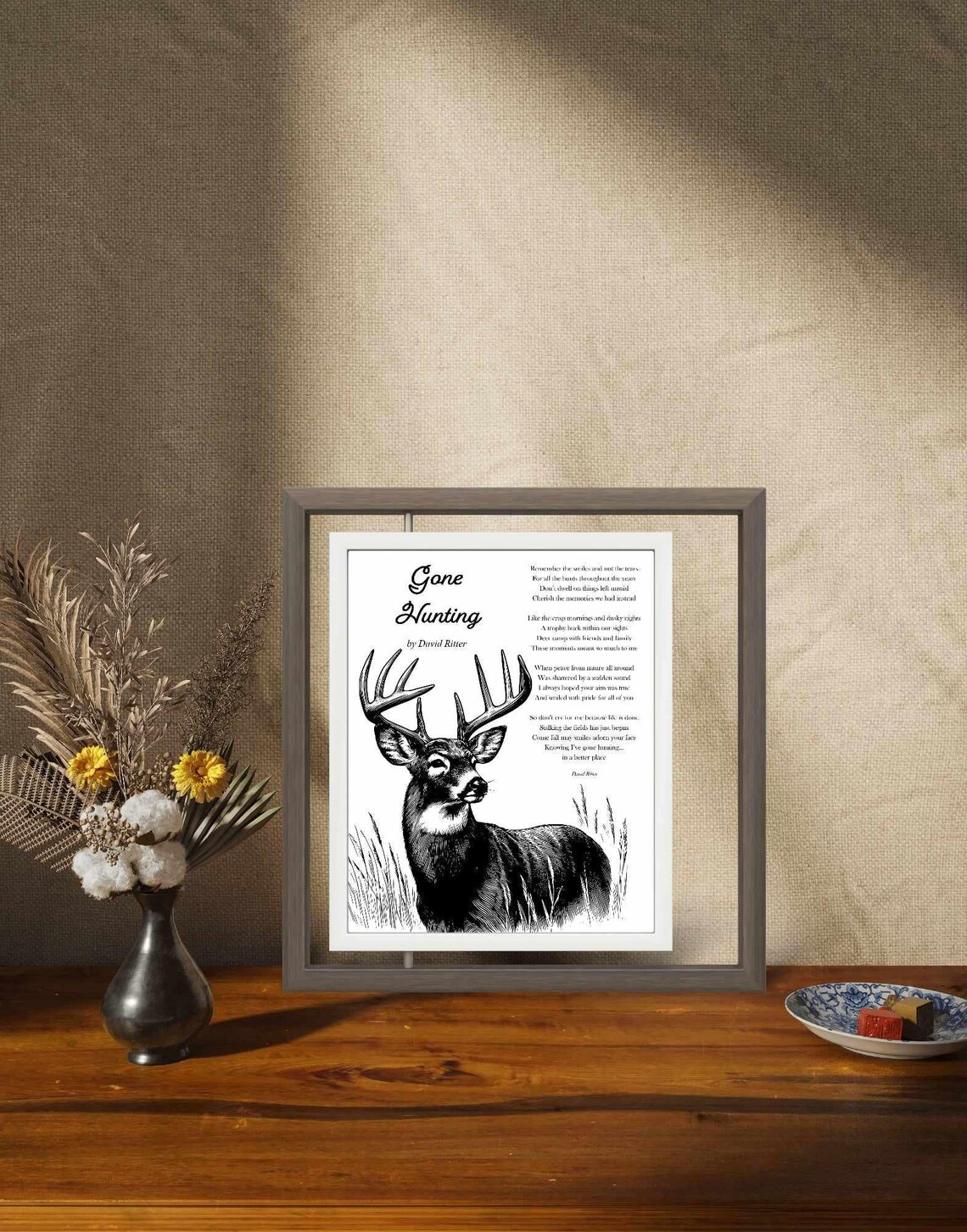 Hunting Memorial Poem: "gone Hunting" Print (digital Download) - Etsy