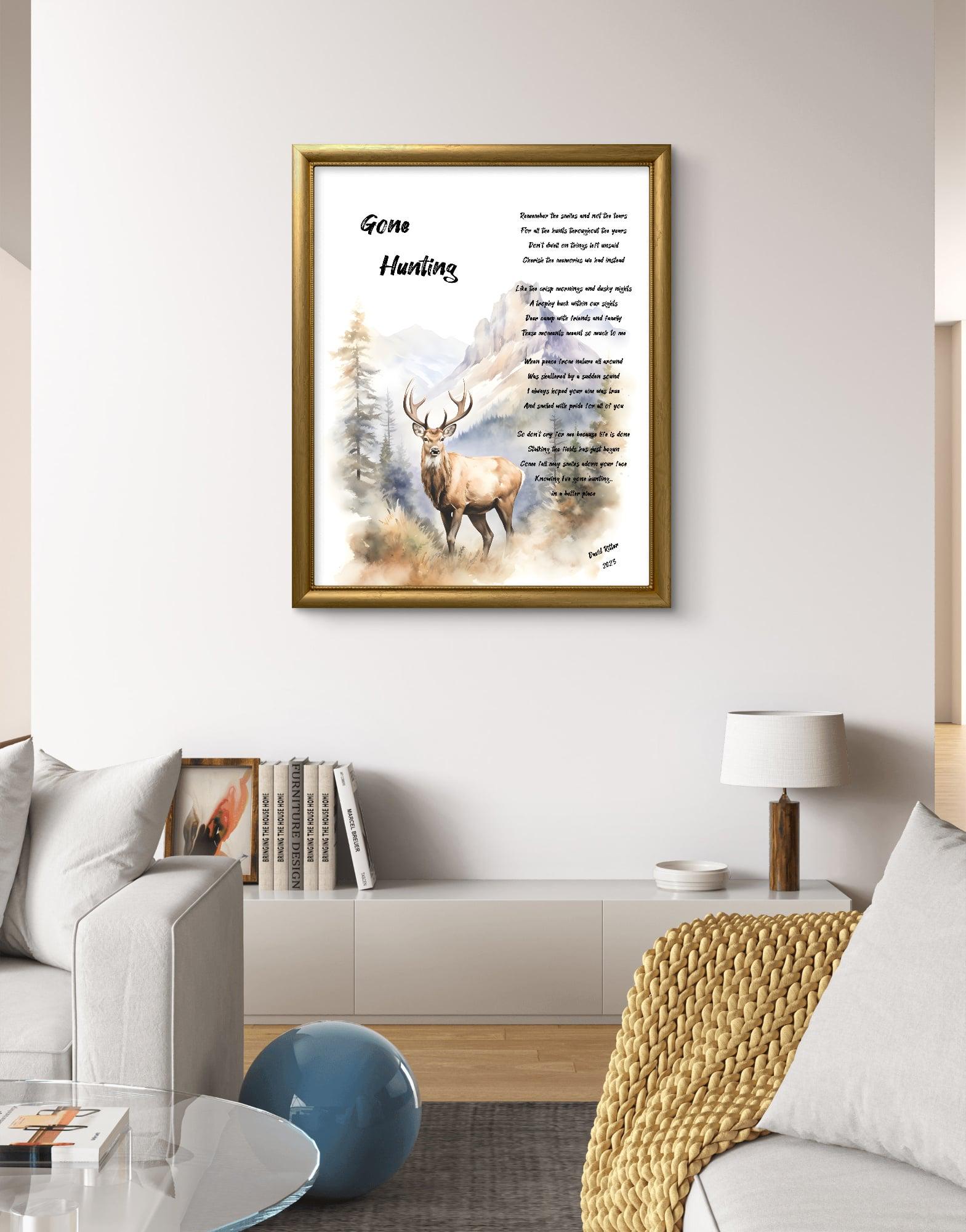 Gone Hunting Memorial Poem: Hunter Sympathy Gift (digital Download) - Etsy