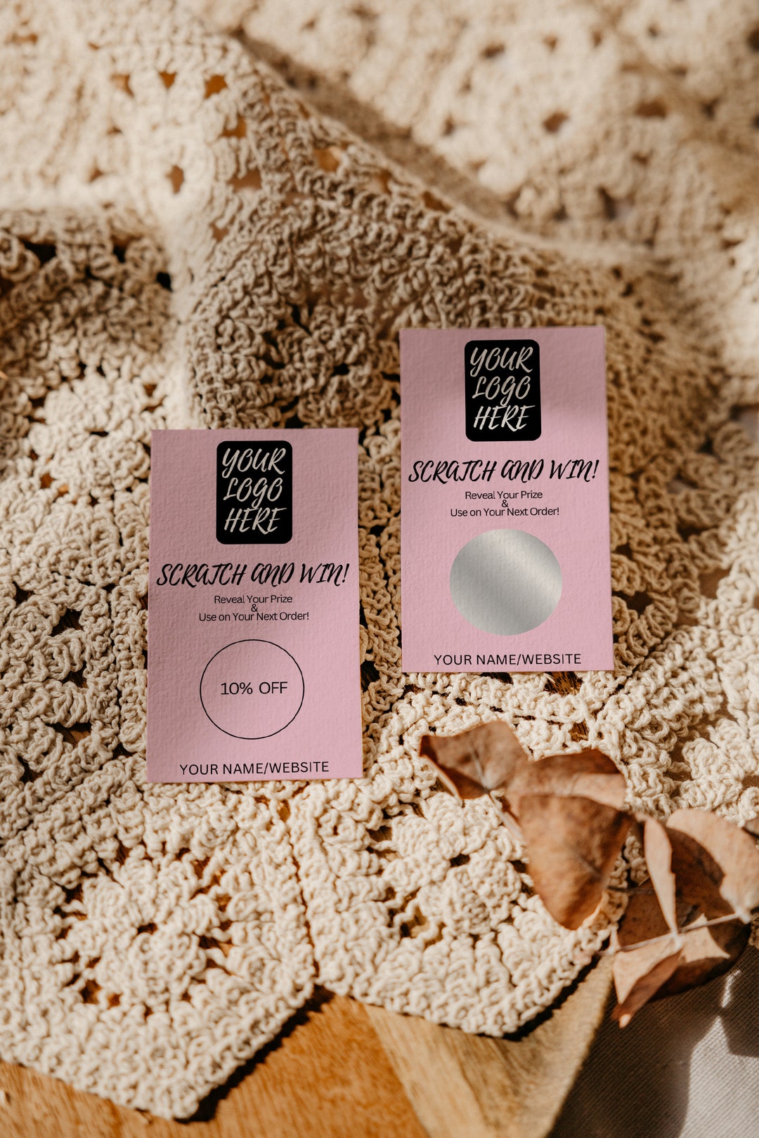 Custom Business Cards Customized Scratch Cards 3 X - Etsy