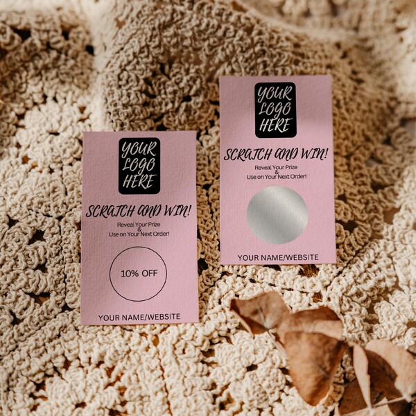 Custom Scratch Cards - Etsy