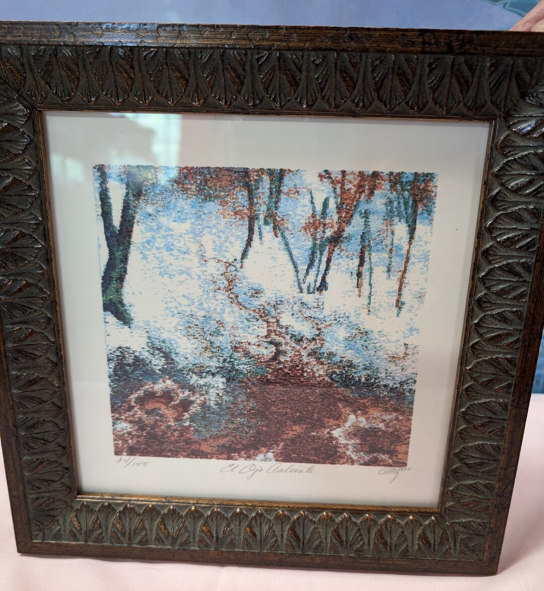 Vintage Screen Print: El Ojo Caliente, Torpedo Factory Art (84/145) - Etsy