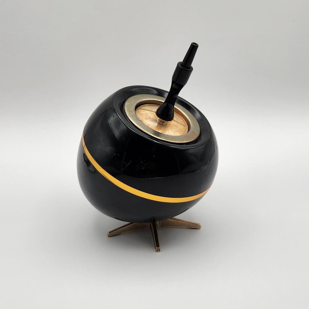 Vintage Black Korex Electro Match Table Top Lighter - Etsy