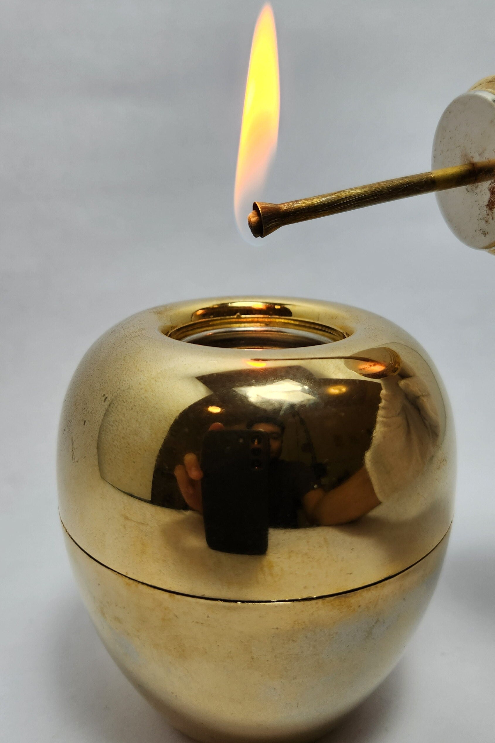 Vintage Gold-toned Westminster Industries Apple Match Lighter - Etsy