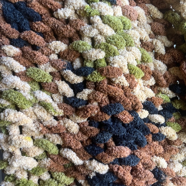 Multi Colored Throw - Etsy