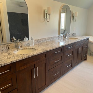 Knotty Alder Custom Vanity Built to Order Any Size - Etsy