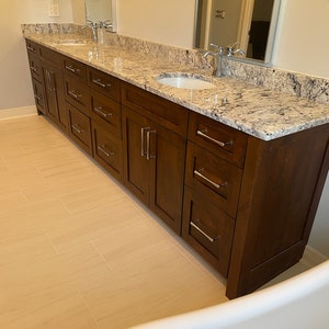 Knotty Alder Custom Vanity Built to Order Any Size - Etsy