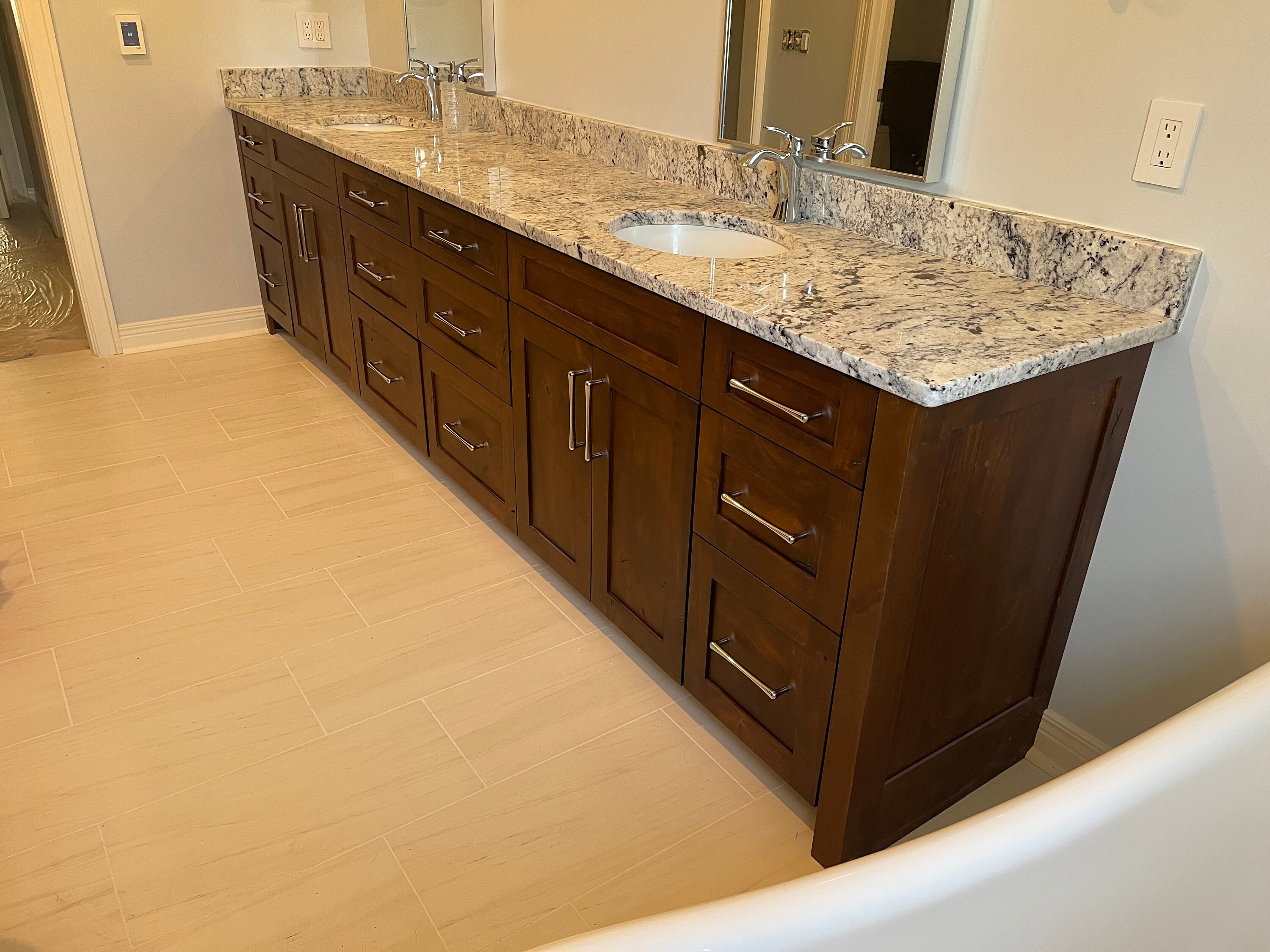 Knotty Alder Custom Vanity Built to Order Any Size - Etsy