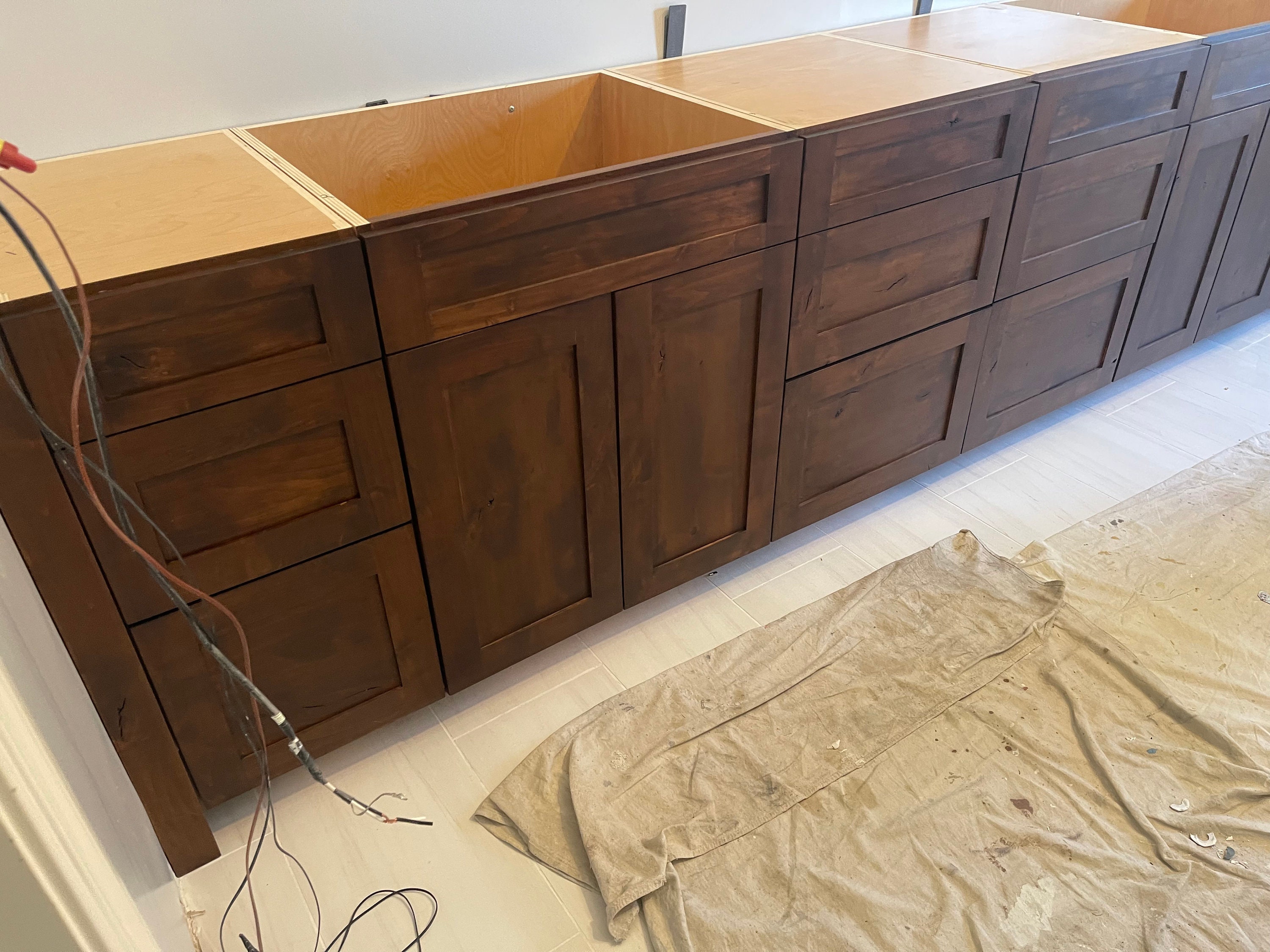 Knotty Alder Custom Vanity Built to Order Any Size - Etsy