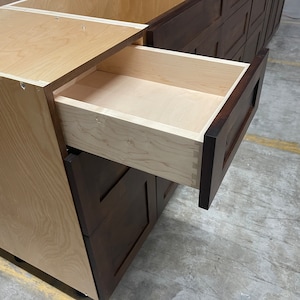 Knotty Alder Custom Vanity Built to Order Any Size - Etsy