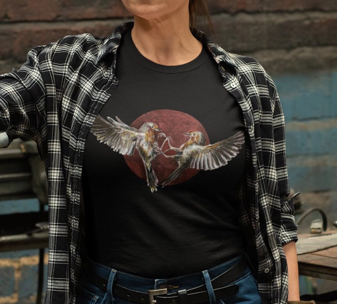 Robins Fighting Tee-shirt, Dark Academia Alternative Tee, Aesthetic ...