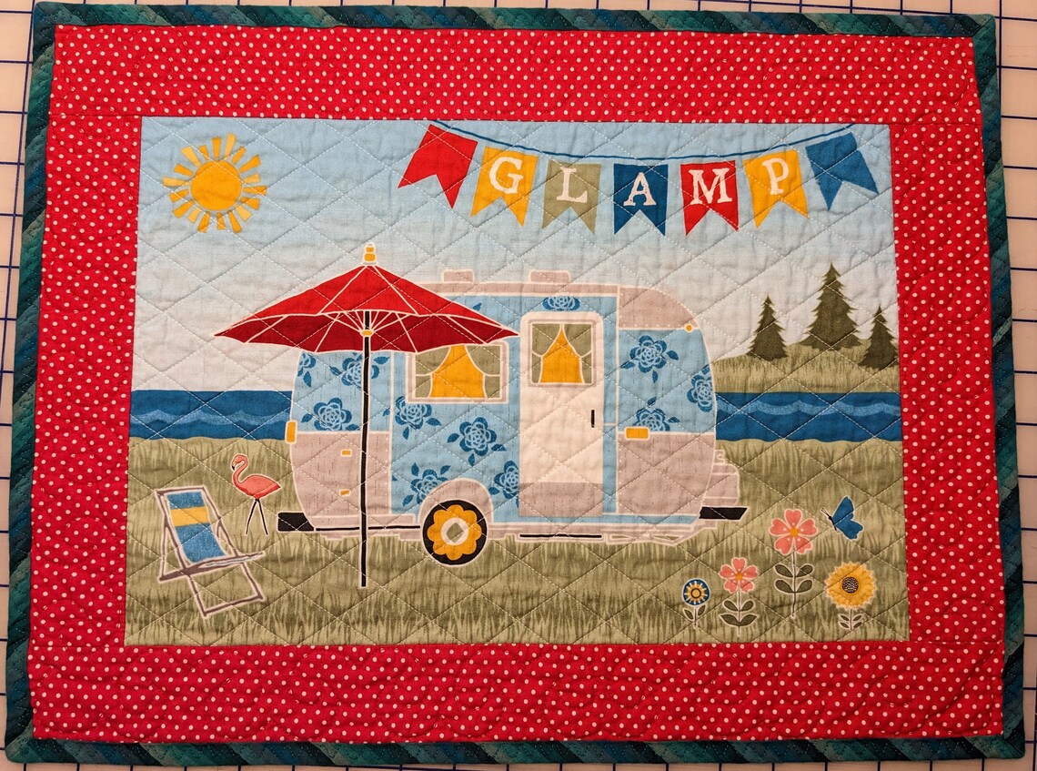 Placemats, Camping Theme, Handmade and Quilted in the USA, Set of 2 - Etsy