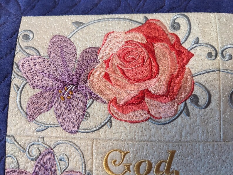Serenity Prayer Machine Embroidered Wall Hanging - Etsy