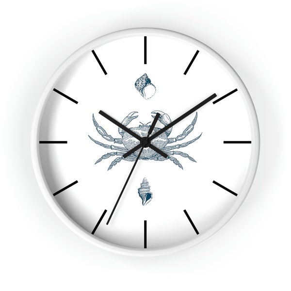 Blue Crab Clock - Etsy