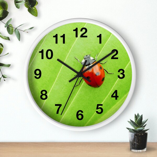 Ladybug Clock - Etsy