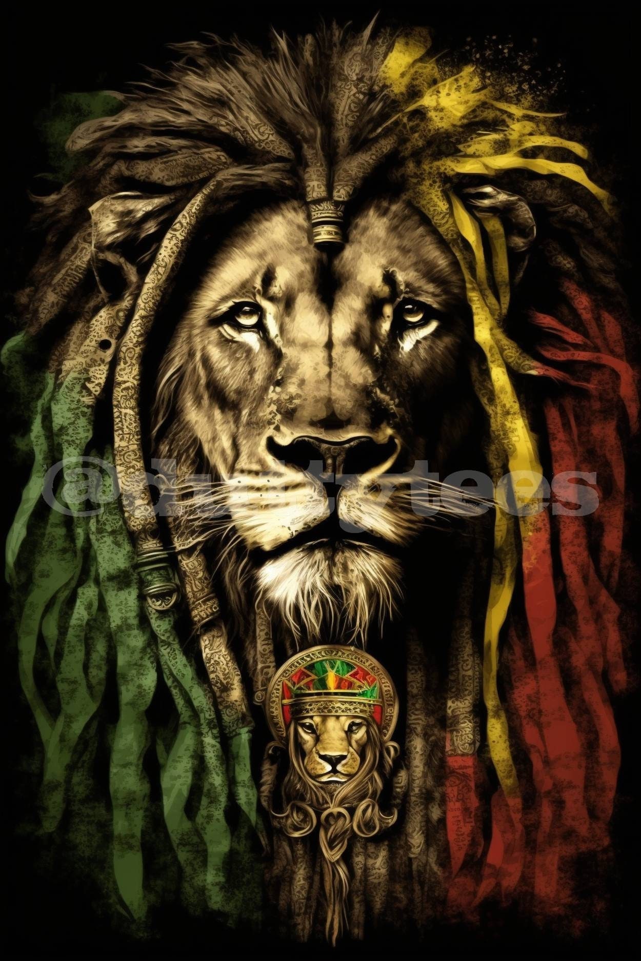 Rasta Lion Style 10a Digital Download Only Etsy
