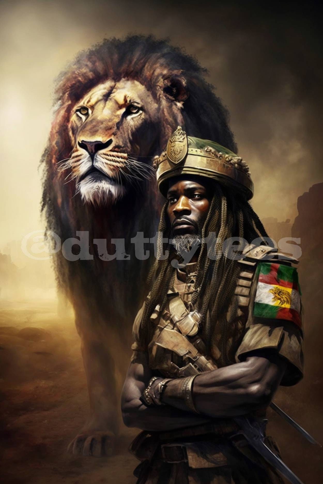 Rasta Soldier With Lion (style 02A) - DIGITAL DOWNLOAD ONLY - Etsy
