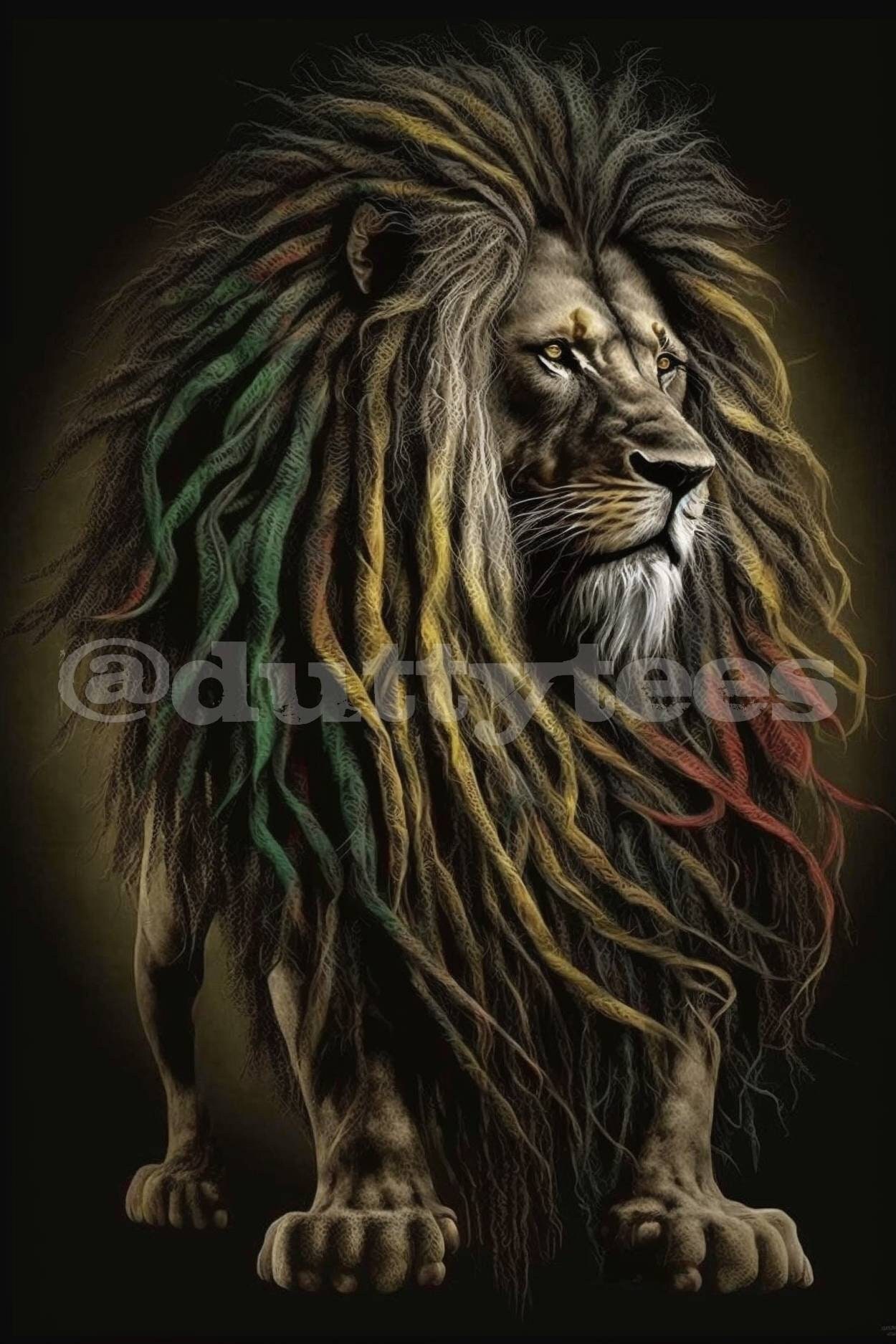 Rasta Lion (style 01A) - DIGITAL DOWNLOAD ONLY - Etsy