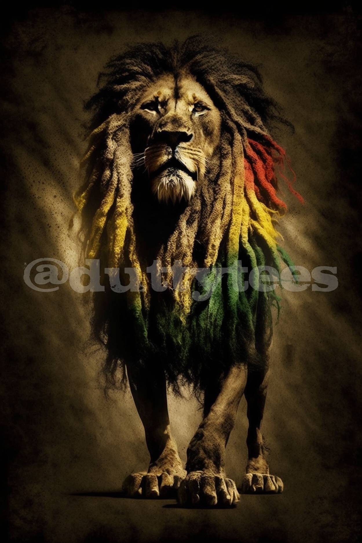 Rasta Lion (style 02A) - DIGITAL DOWNLOAD ONLY - Etsy