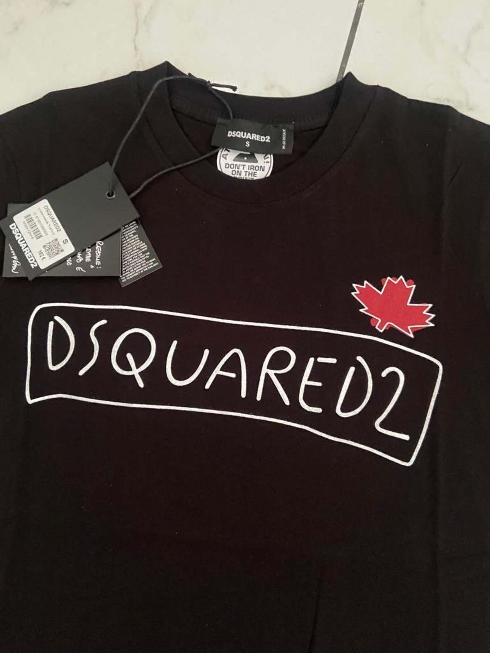 Dsquared2, Dsq2, Icon, Maple Leaf T Shirt, Brand New Slim Fit T Shirt ...
