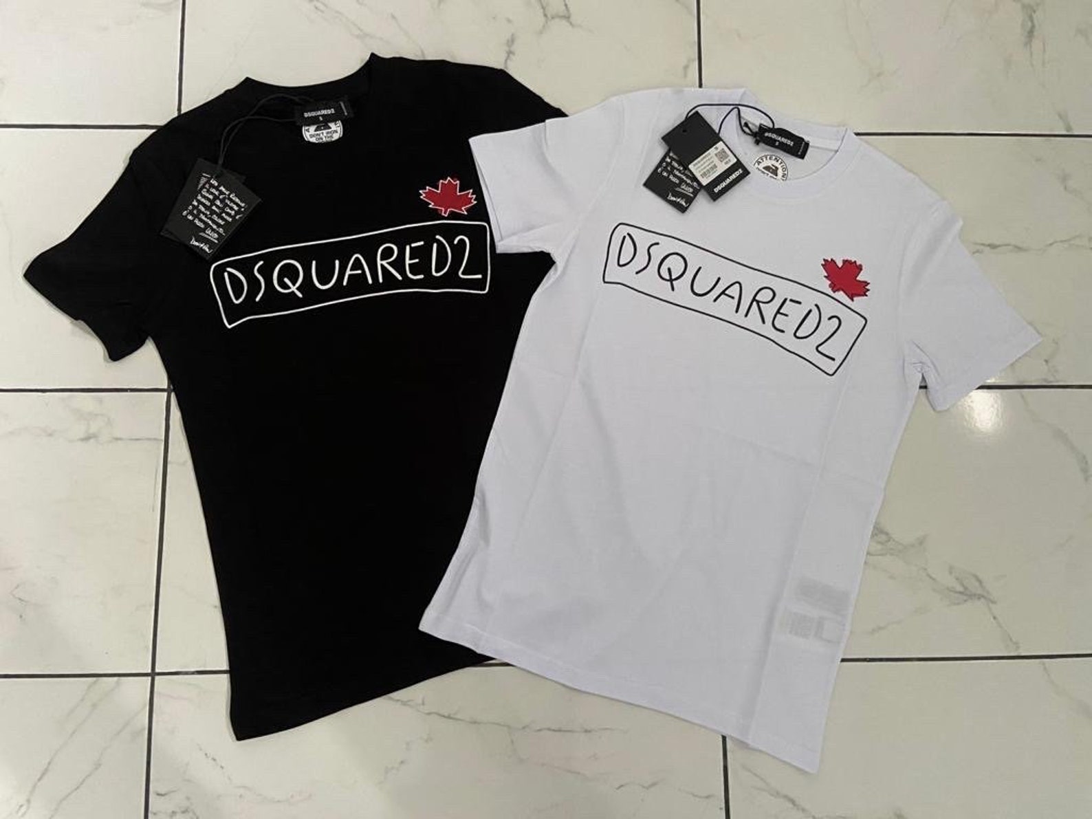 Dsquared2, Dsq2, Icon, Maple Leaf T Shirt, Brand New Slim Fit T Shirt ...