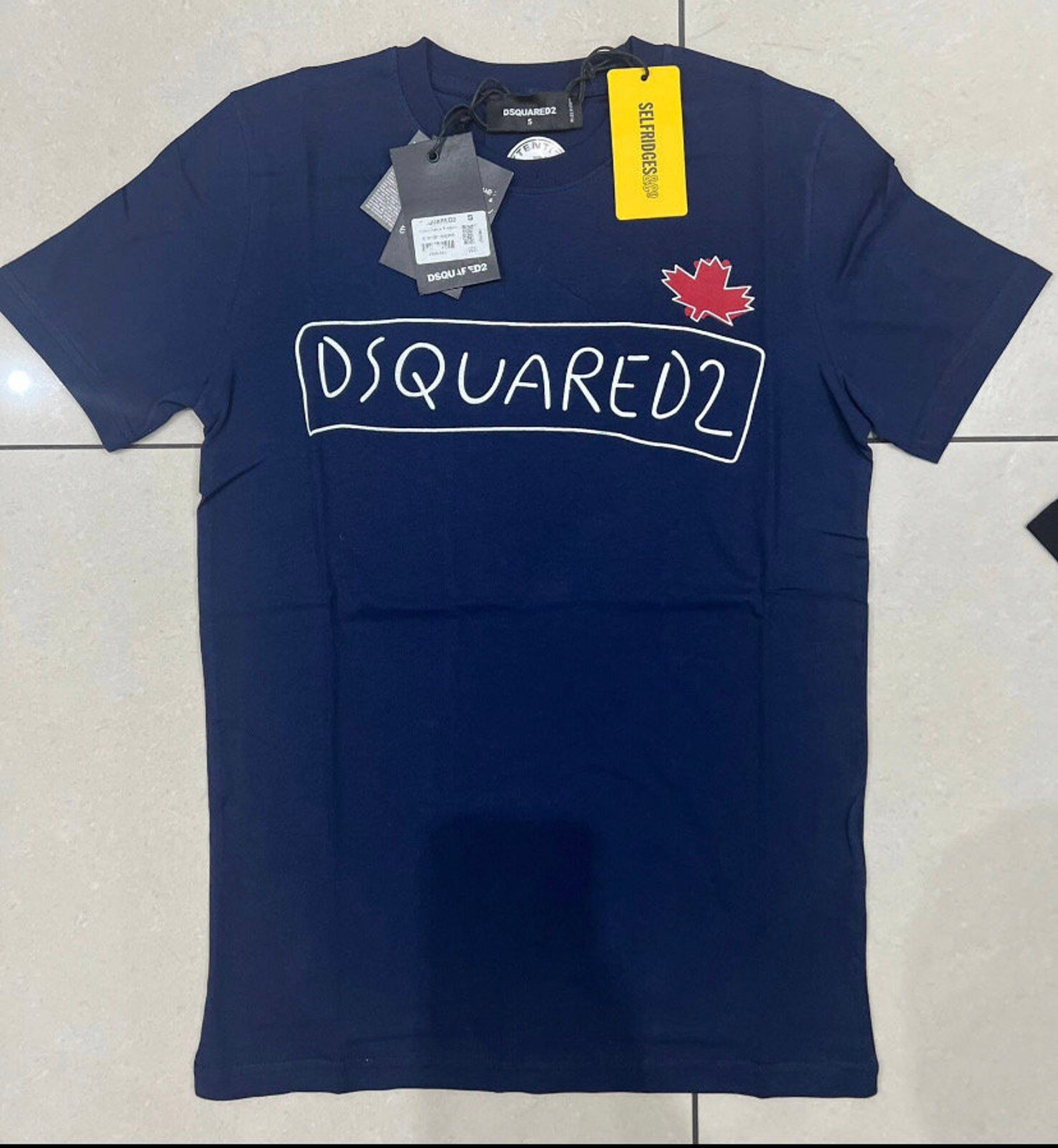 Dsquared2, Dsq2, Icon, Maple Leaf T Shirt, Brand New Slim Fit T Shirt ...