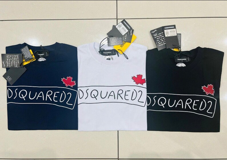 Dsquared2, Dsq2, Icon, Maple Leaf T Shirt, Brand New Slim Fit T Shirt ...