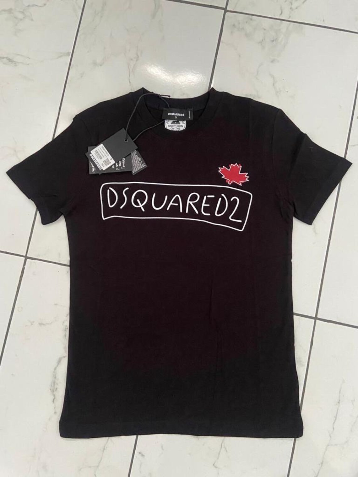 Dsquared2, Dsq2, Icon, Maple Leaf T Shirt, Brand New Slim Fit T Shirt ...