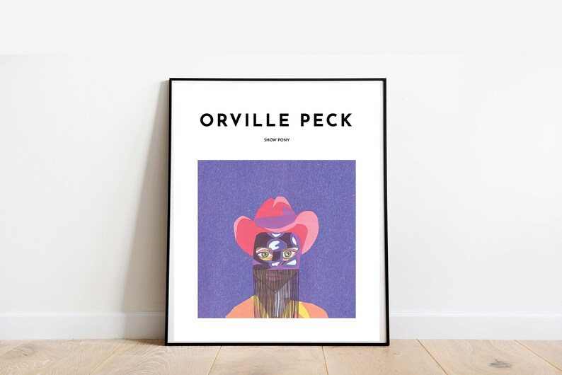 Orville Peck - Show Pony Album Inspired Art Print | Orville Peck Music ...