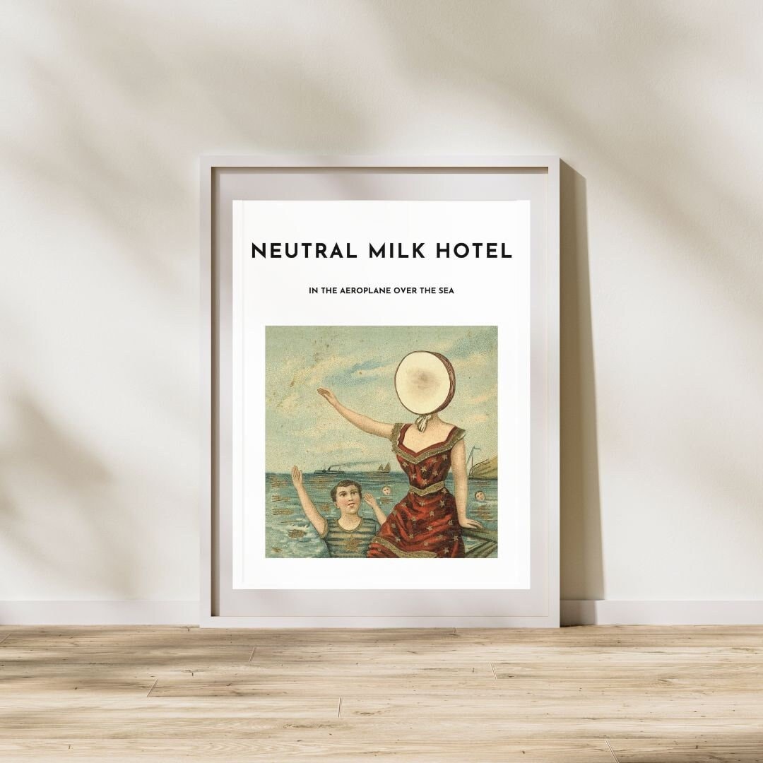 Neutral Milk Hotel - in the Aeroplane Over the Sea Album Inspired Art ...